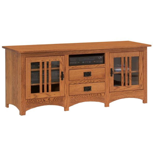 Mission Media Stands | Amish Solid Wood Accent Tables | Mission Media ...