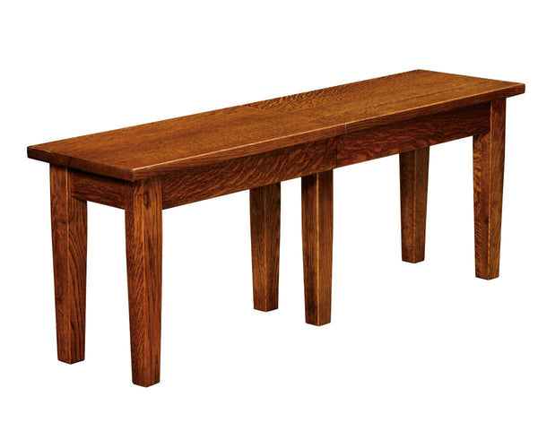 Denver Extendable Bench | Amish Tables Hardwood Benches