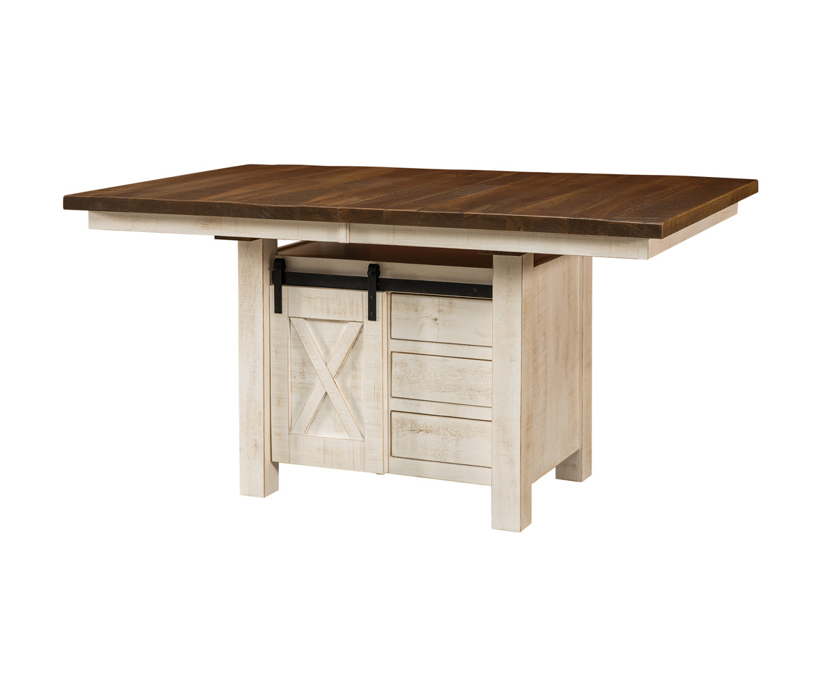 Tulsa Cabinet Table | Solid Wood Pub Tables